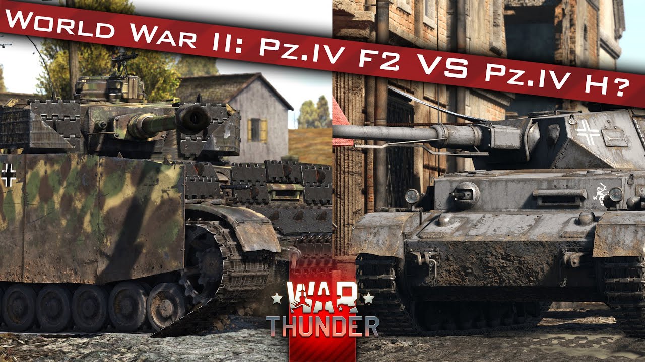 War Thunder gameplay || Which one do you think is better? Pz.IV F2 or ...