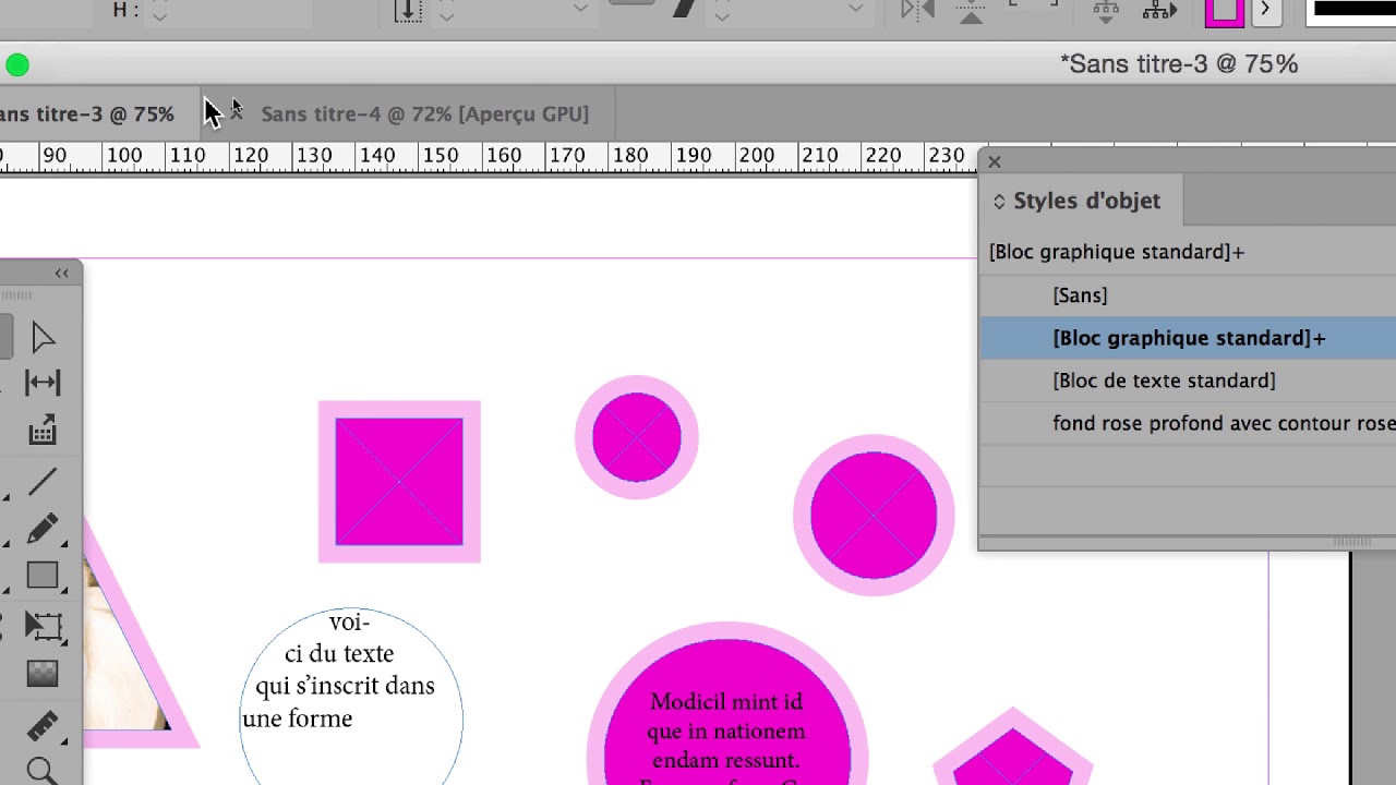 part 15 les effets spéciaux sur des objets et sur du texte dans Adobe ...
