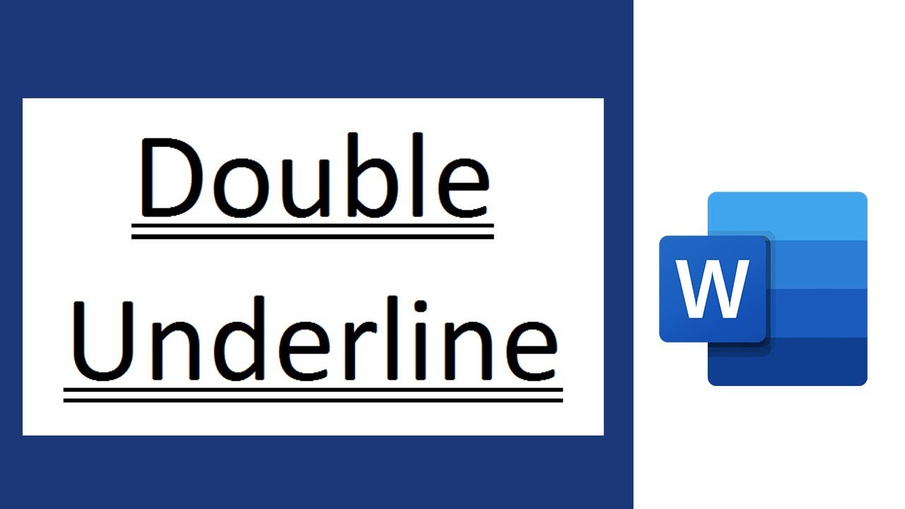 How To Add Double Underline In Microsoft Word YouTube How To Add Double Underline In Microsoft Word YouTube