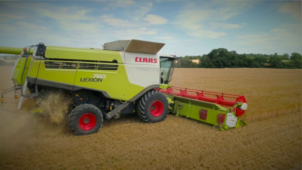 Lexion 760 V900 / Récolte 2017 - YouTube