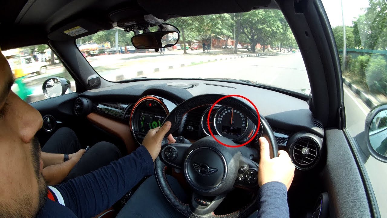Driving a Mini Cooper Convertible in Chandigarh ! - YouTube