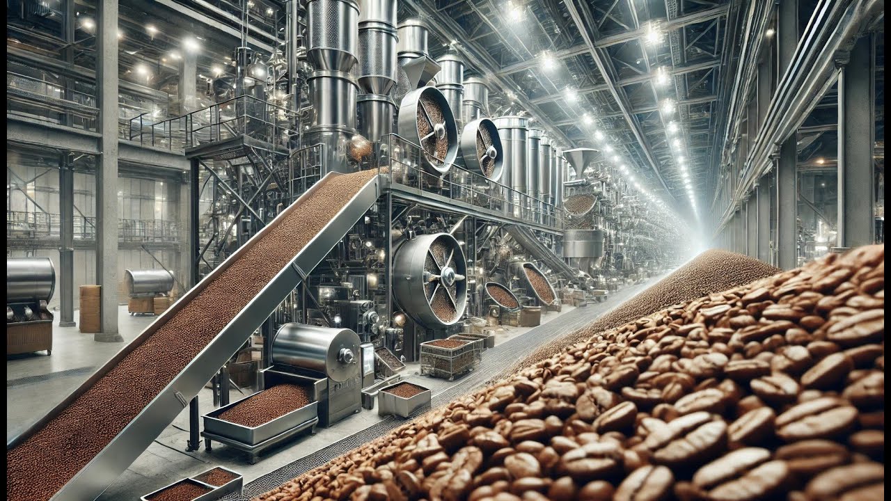 Inside Starbucks Coffee Factory: How Coffee is Harvested, Roasted ...