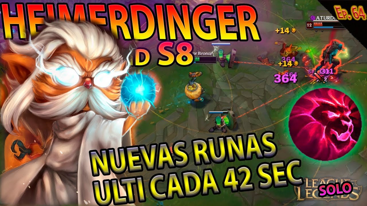 | HEIMERDINGER MID S8 | ULTI CADA 42 SEGUNDOS | NUEVAS RUNAS | CONTRA ...