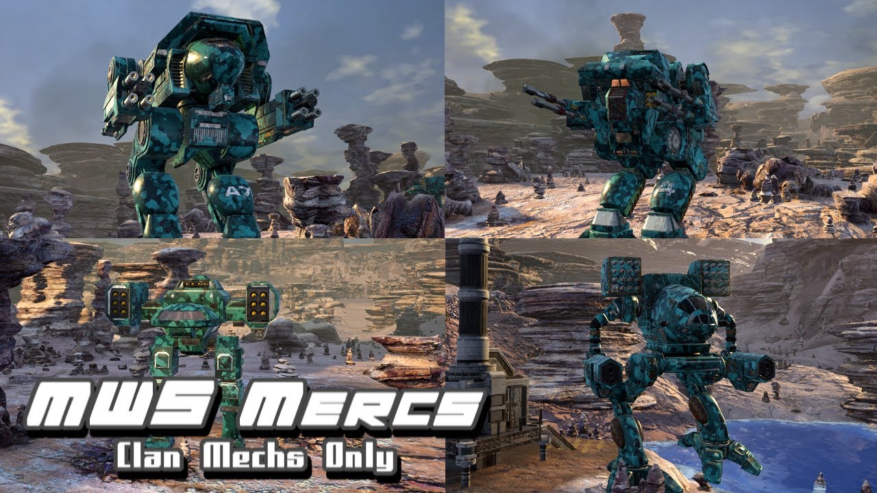 Every Clan Mech Is Good! Mechwarrior 5 Mercs Clan Mechs Only - YouTube