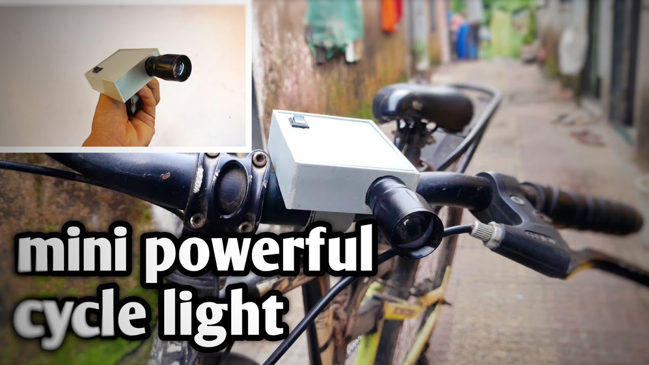 mini High powerful cycle light || DIY gadgets - YouTube