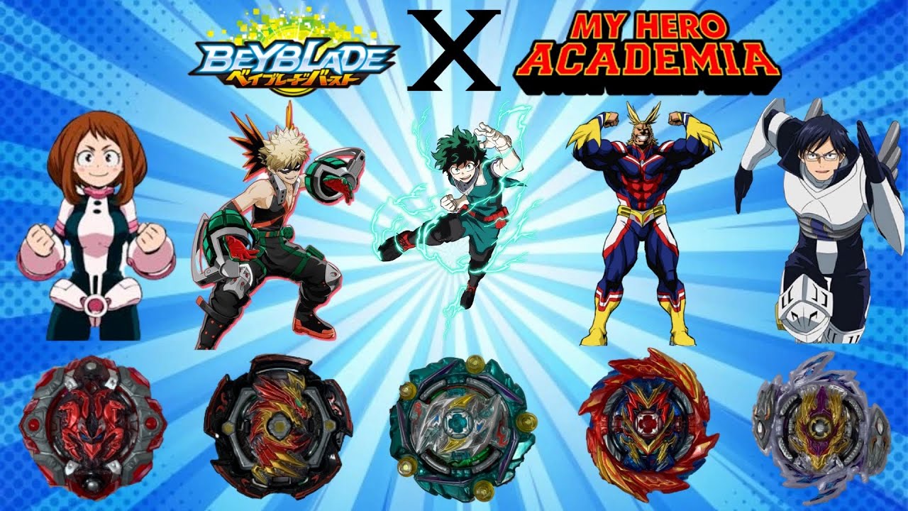 Beyblade X MHA: Making Beyblades into My Hero Academia Characters - YouTube