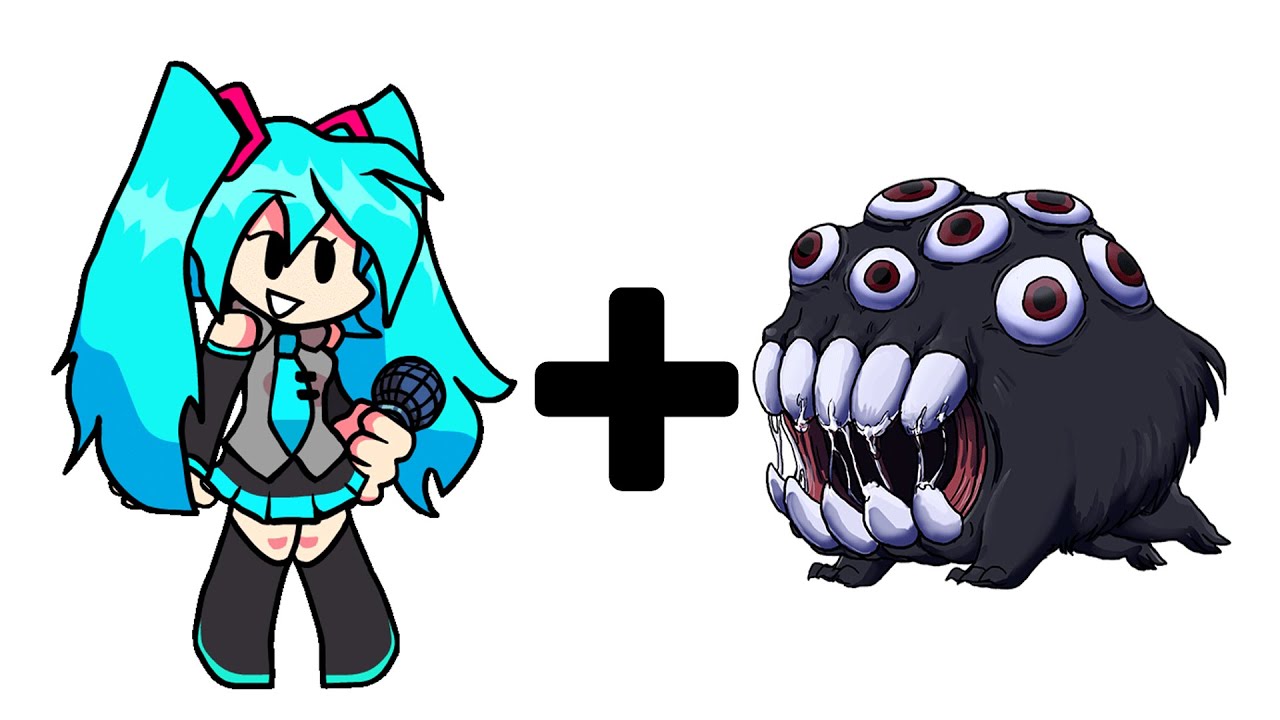 MIKU FIGHT + Monster = ? (FNF Animation) - YouTube
