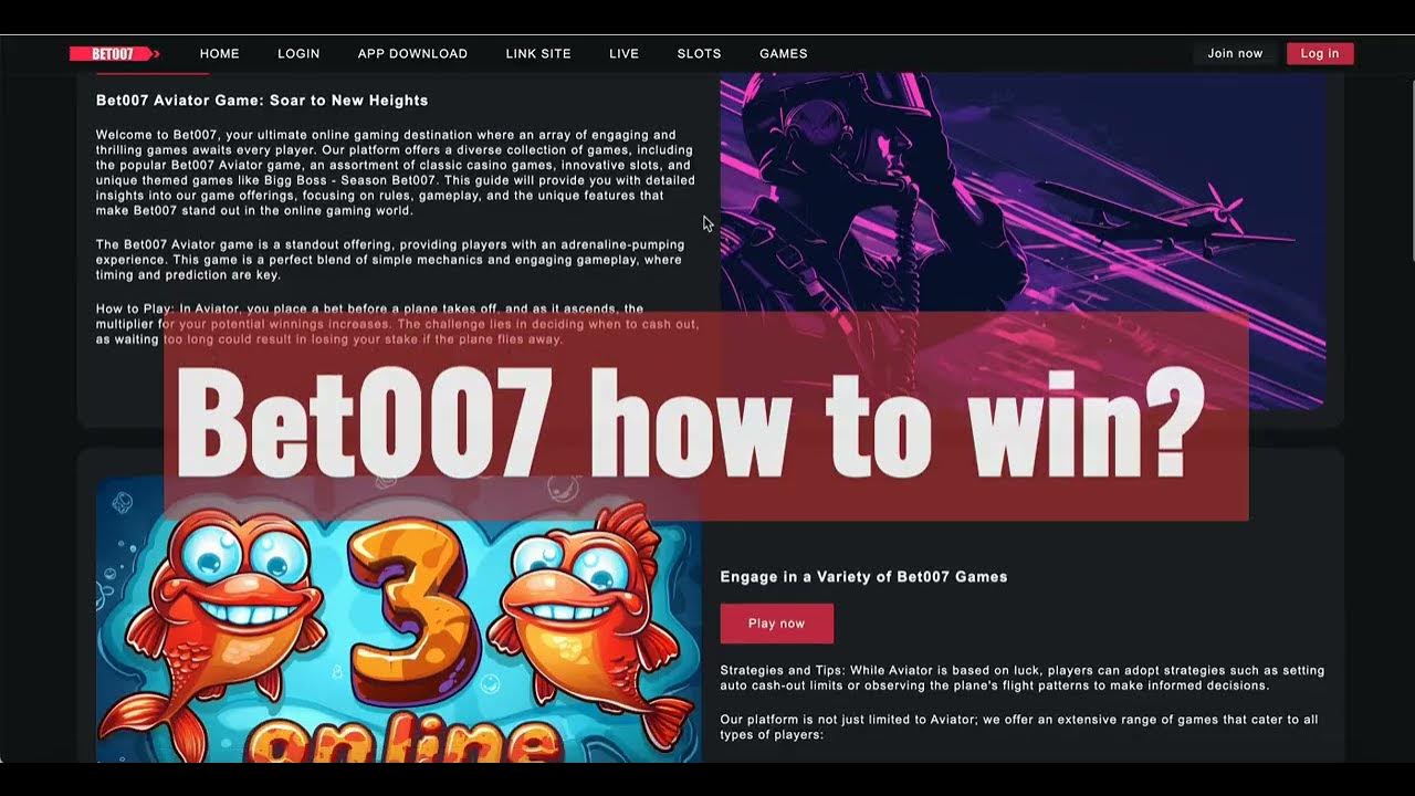 Bet007 review, bet007 app download, how to win at Bet007, games Aviator ️ Cricket 🏏 - YouTube