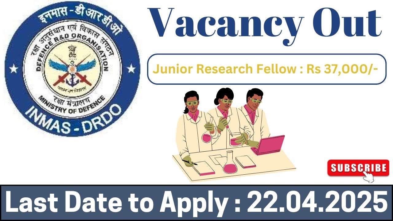 Vacancy Out 📣 || DRDO, Mussoorie || Check Eligibility & Apply Now ...