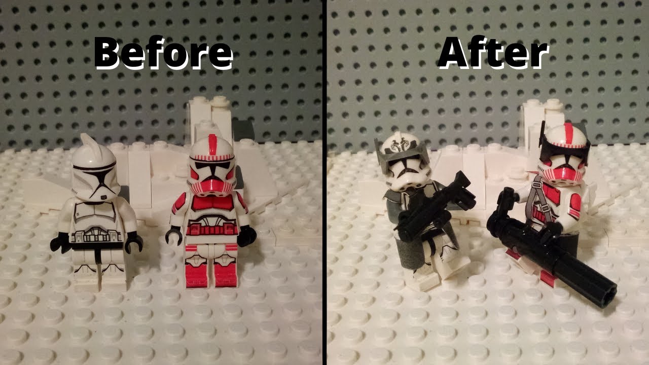 How to UPGRADE your Lego Heavy Clone Troopers part 2! (tutorial - YouTube