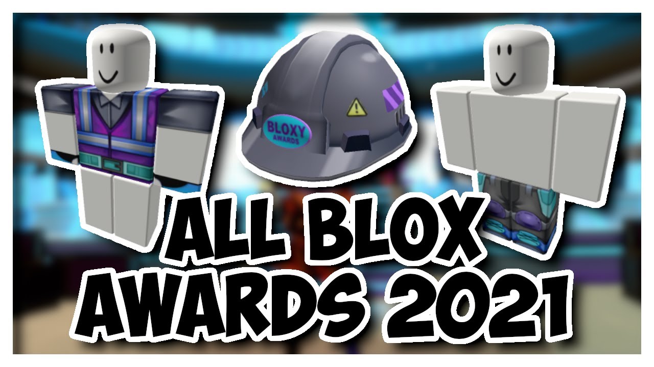 HOW TO GET ALL BLOXY AWARDS ITEMS in Roblox Bloxy Awards | How to get ...