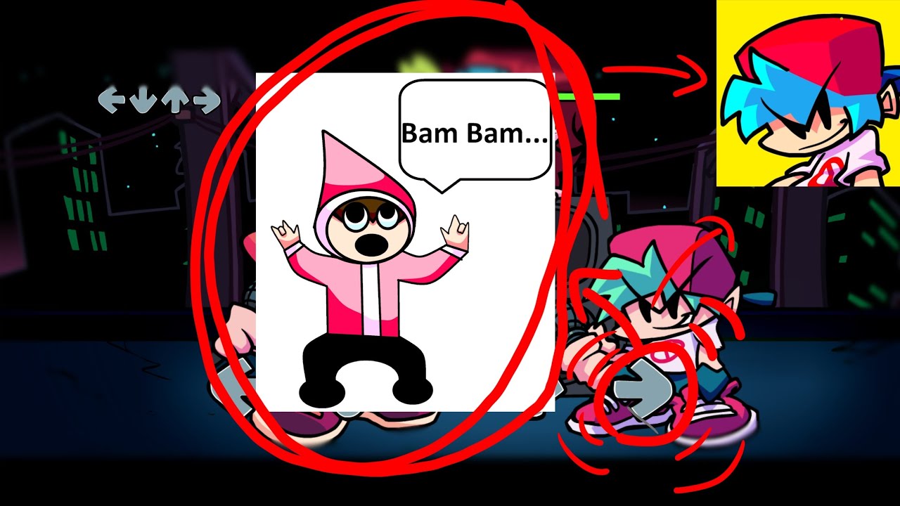 MOD FNF V-Slice Bam Bam sound Key [Download link] GameBanana Mod hecho ...