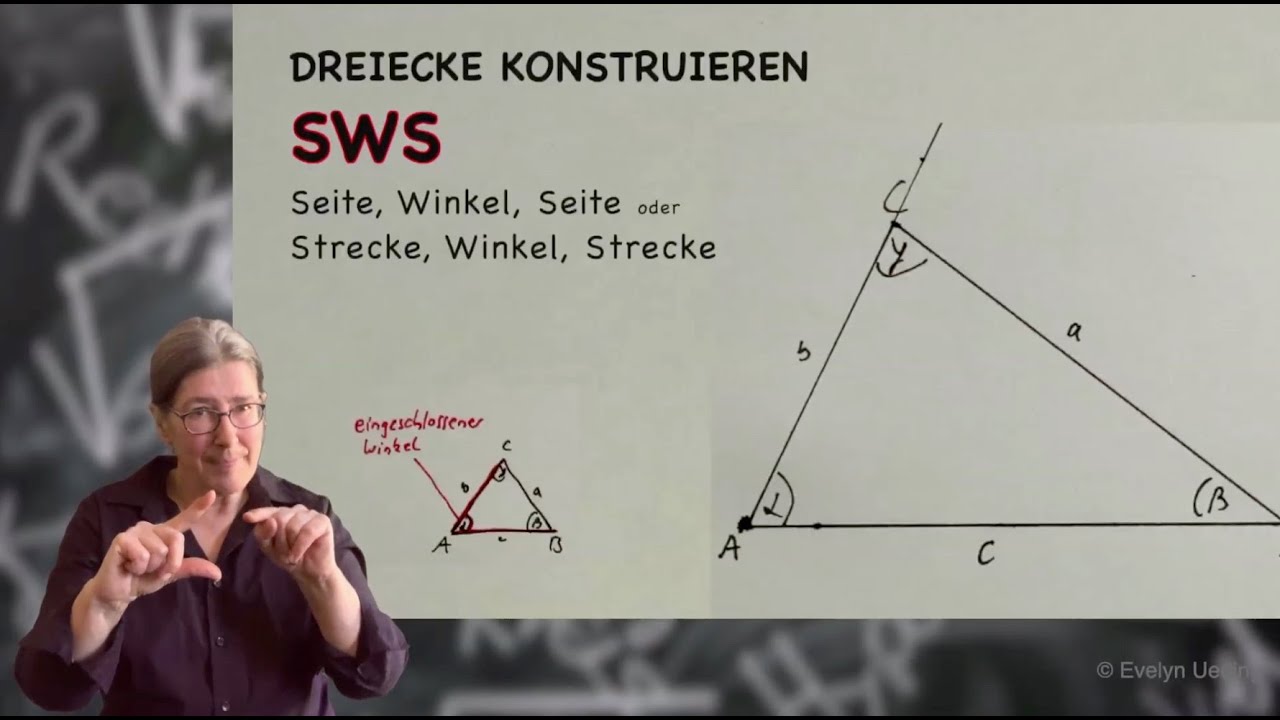 02 SWS Dreiecke konstruieren mit DGS - YouTube