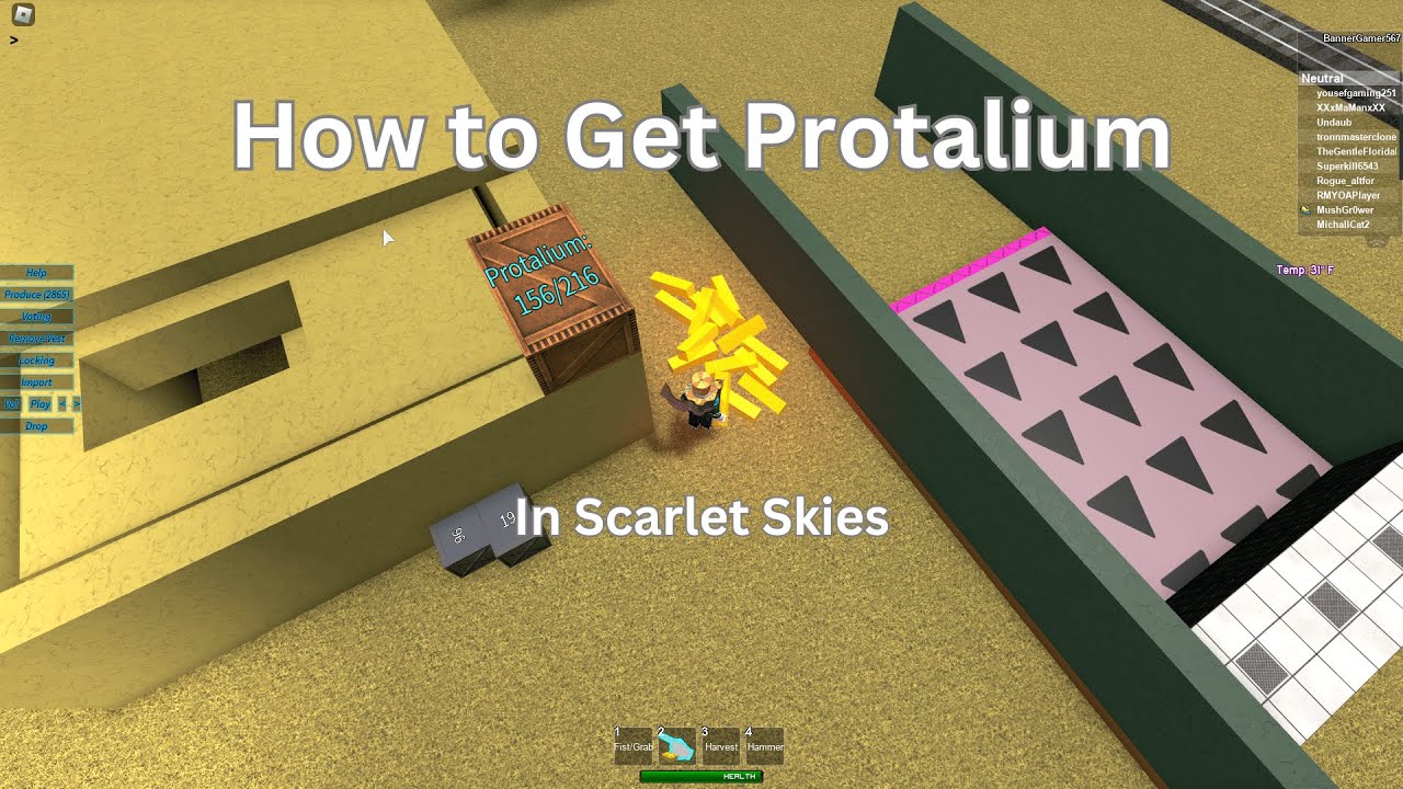 How to Get Protalium in Scarlet Skies (OUTDATED) - YouTube