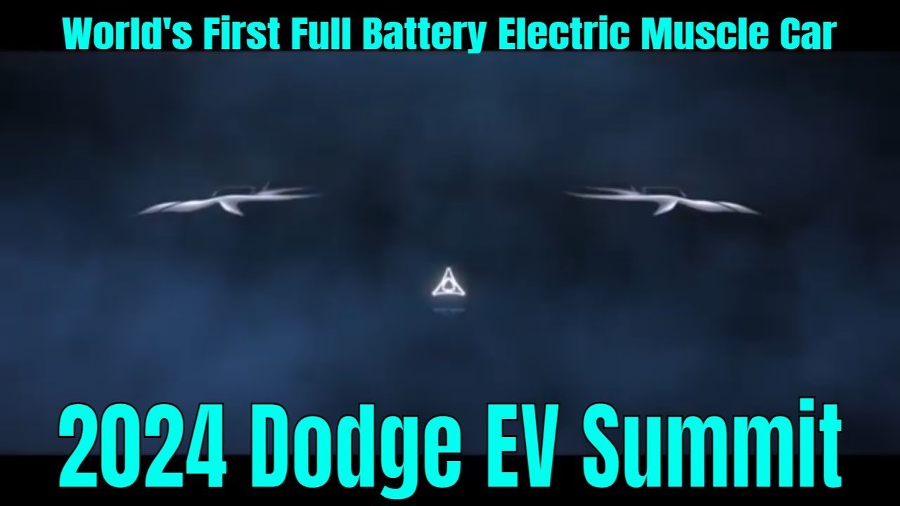 2024 Dodge Summit EV Teaser: World's First Fully Electric Muscle Car ...