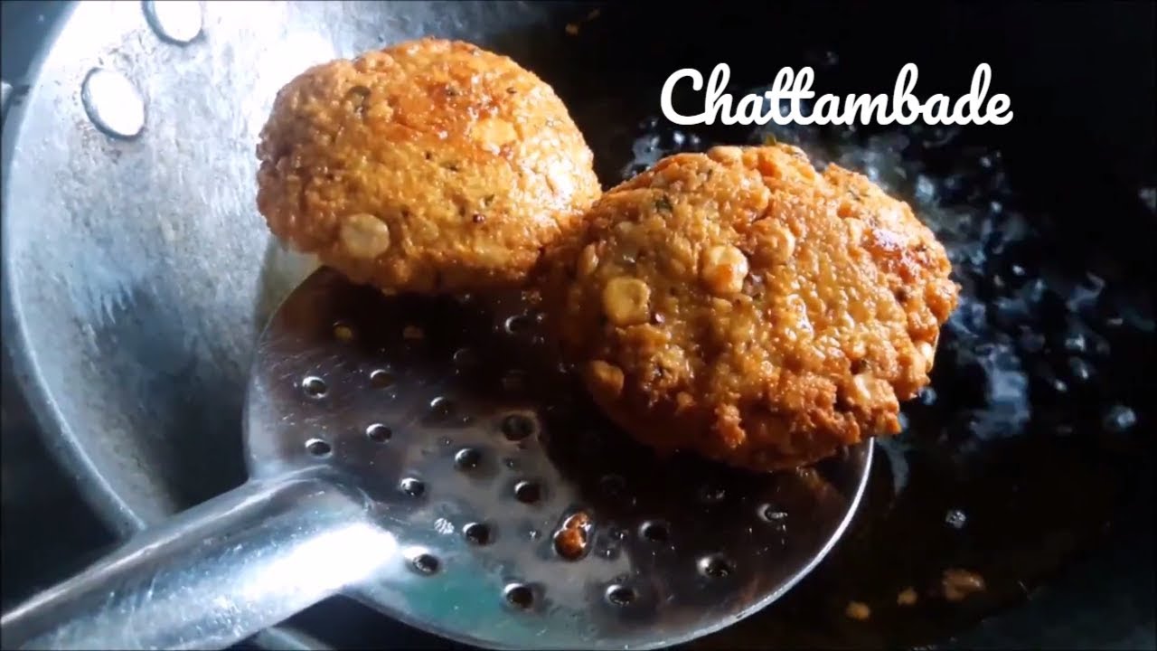 chattambade recipe in kannada - channa dal vada - masala vada recipe ...