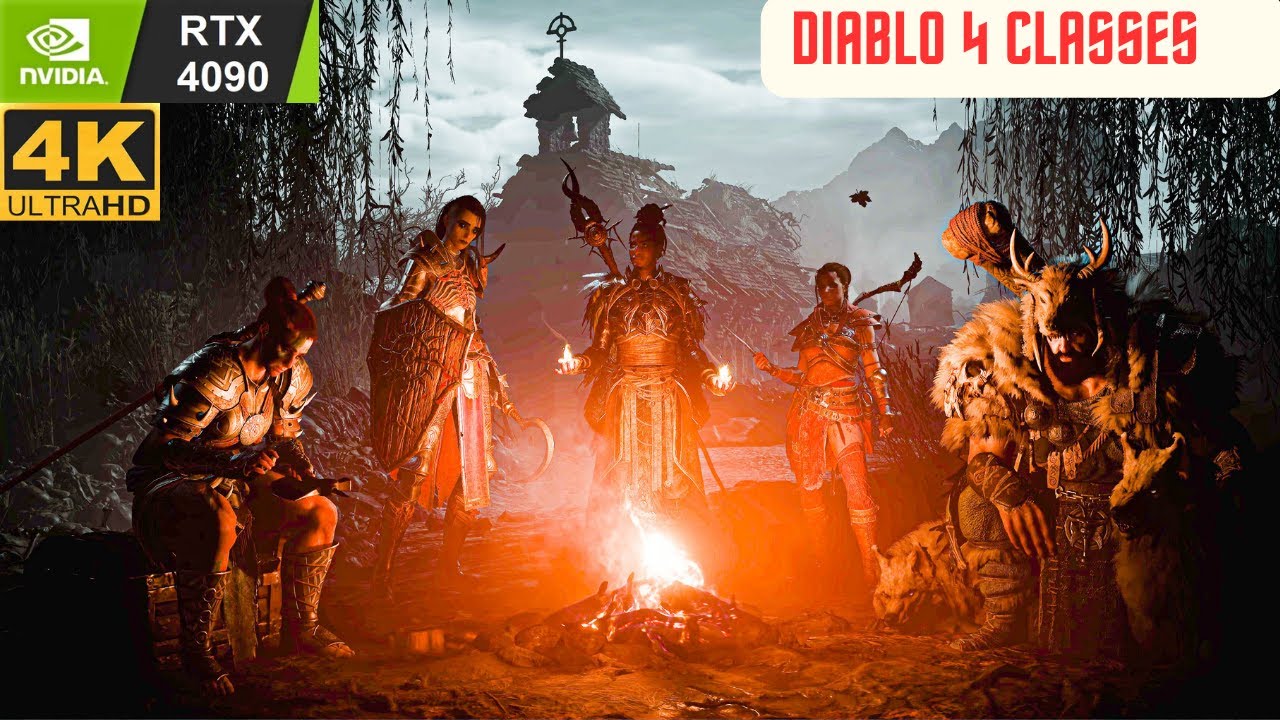 Diablo 4 classes presentation - 4K Ultra graphics gameplay - YouTube