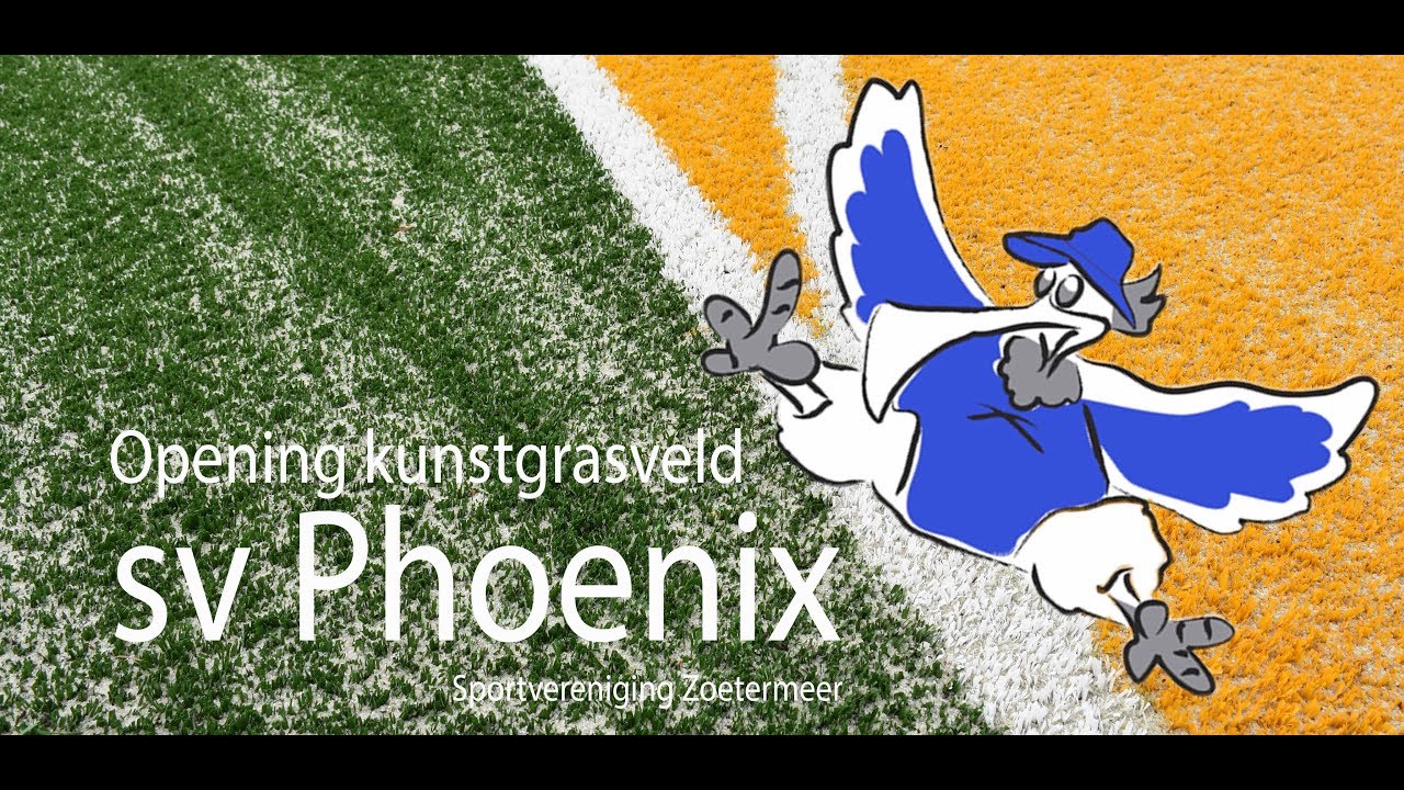 Opening kunstgrasveld Sv Phoenix - YouTube