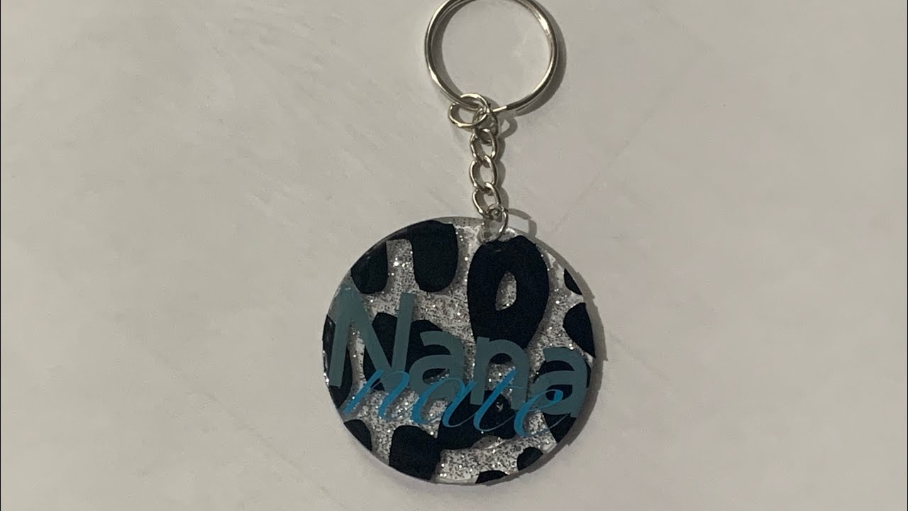 Acrylic Keychain Using UV Resin For The First Time | Hobby Lobby UV ...