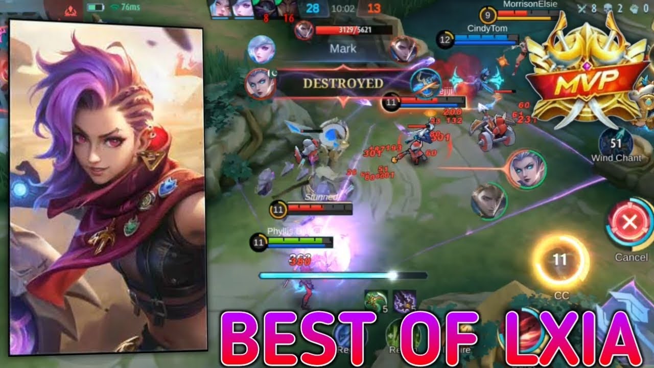 LXIA BEST GAMEPLAY | MLBB - YouTube