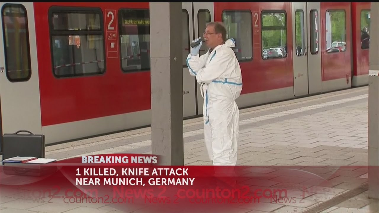 1 Killed in Knife Attack in Germany - YouTube