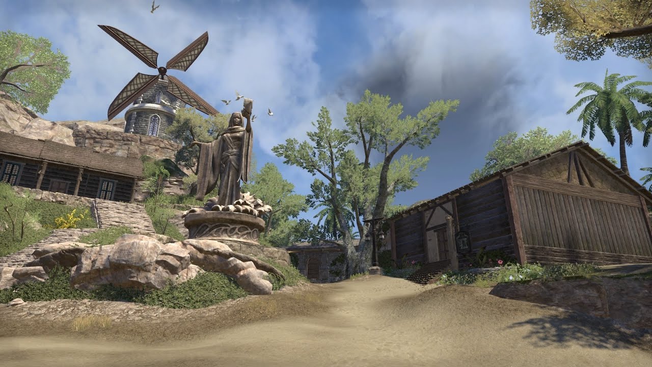 Fogbreak Lighthouse ESO house walk-through, fully decorated 700/700 ...