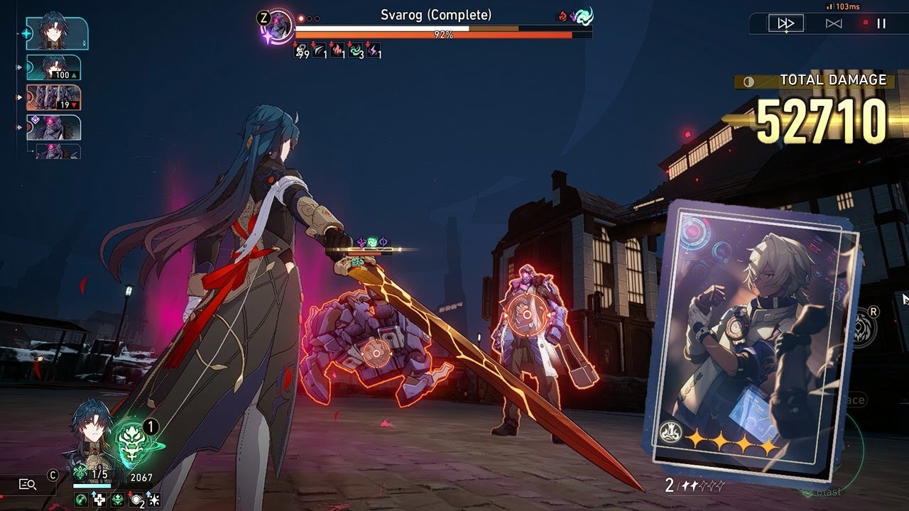 Blade Solo vs Svarog The Nihility Path - Honkai Star Rail - YouTube