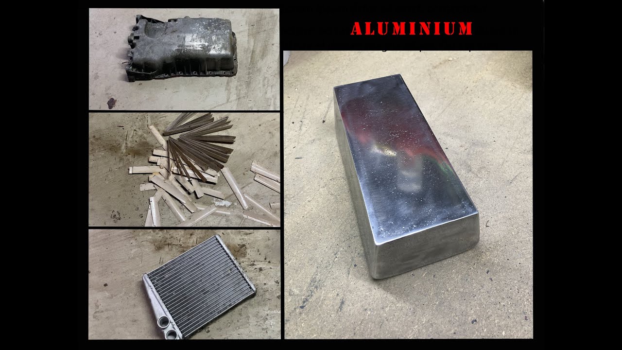 Smelting,aluminum scrap remelted into ingot,oil pan,water cooler ...