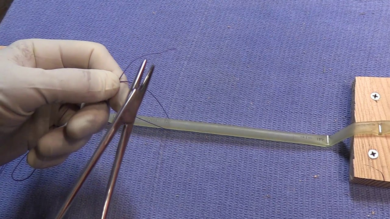 Millers knot with Transfixation Dr Eric Davis - YouTube