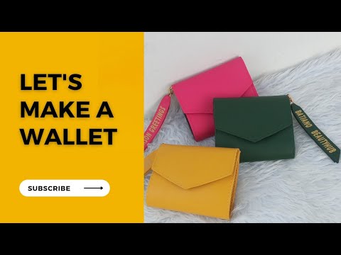 Making the easiest wallet in few minutes. - YouTube