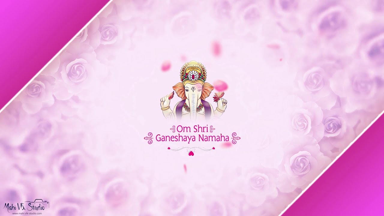 Wedding invitation Project 855 - YouTube