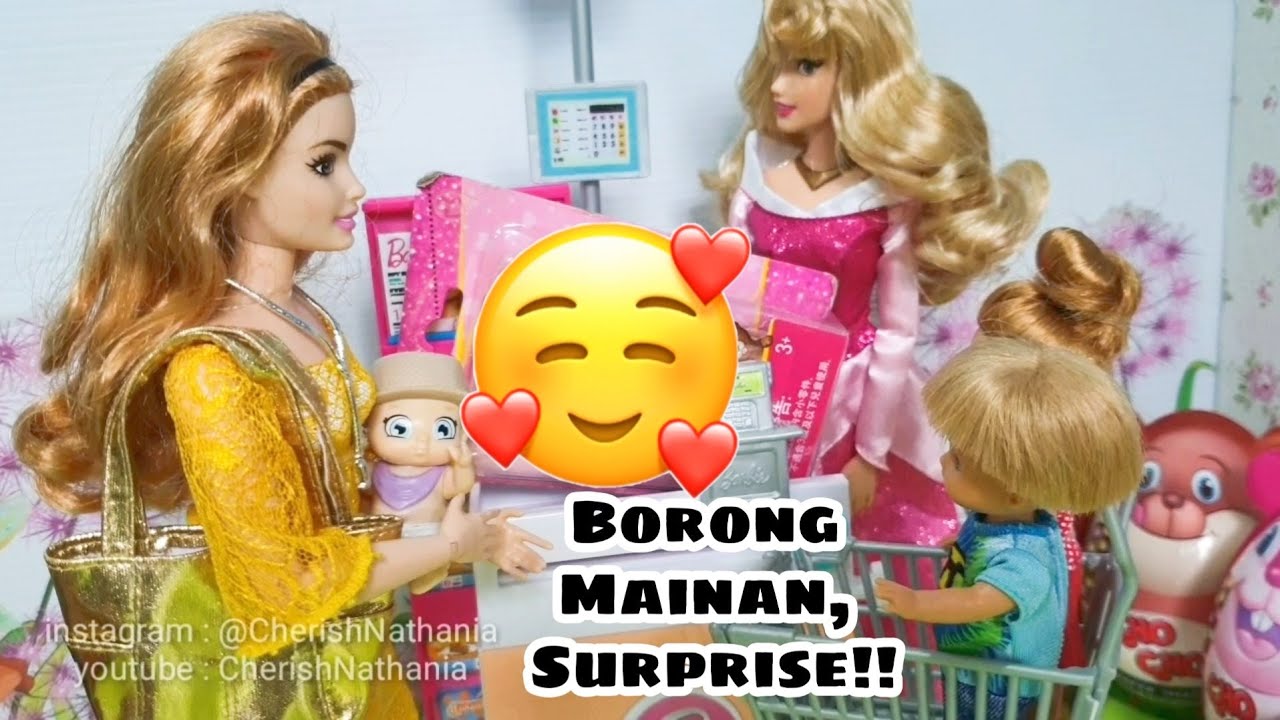 Boneka Barbie Cantik Borong Mainan Surprise Toys Video Cerita Dongeng ...