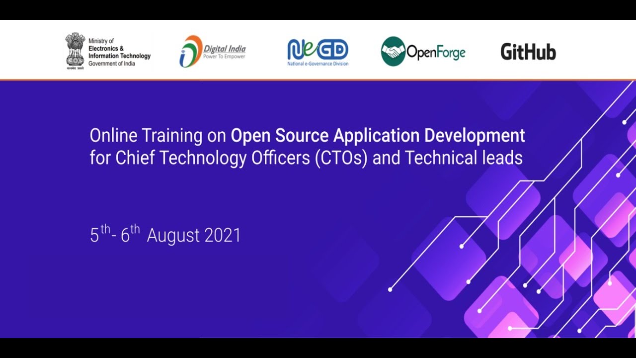 Online Training on Open Source Application Development for CTOs and ...