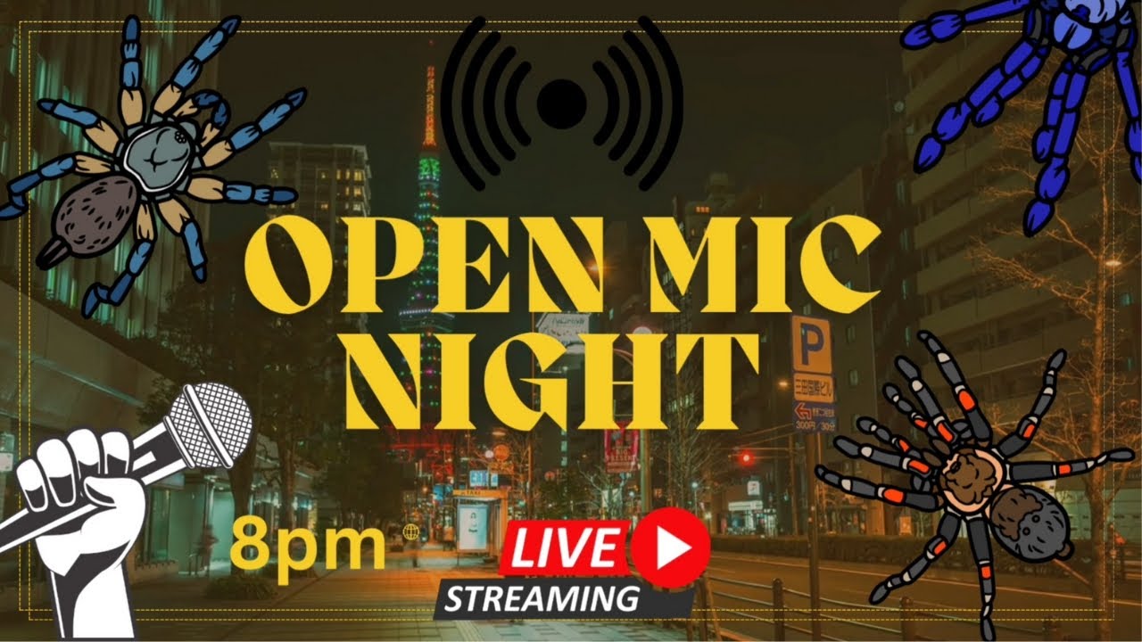 Live Open Mic join us on screen - YouTube