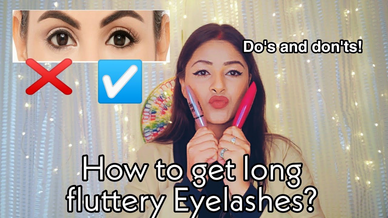 How to get long fluttery Eyelashes using Mascara! Beginners Friendly ...