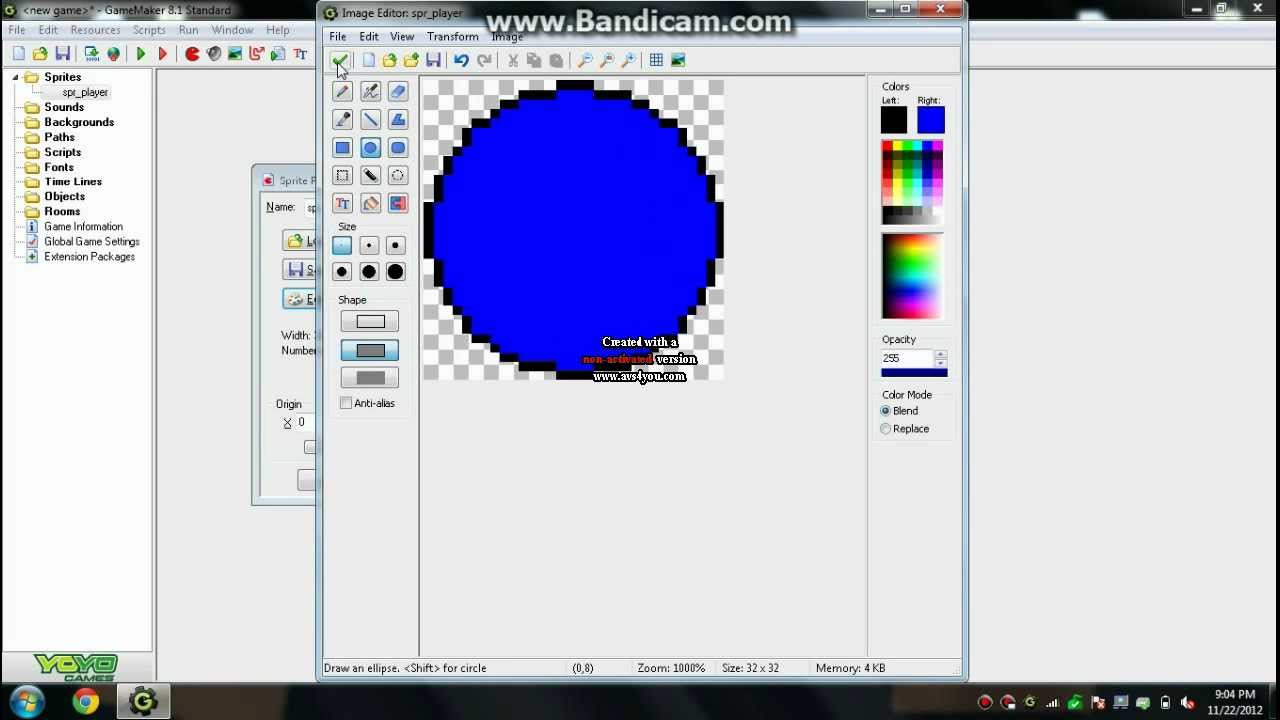 Game Maker Player Movement and Collision Tutorial (HD) - YouTube