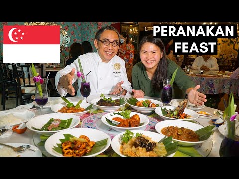Crazy Rich PERANAKAN Food in Singapore!!🇸🇬 RARE Baba Nyonya Food You've Never Had Before!!🤤