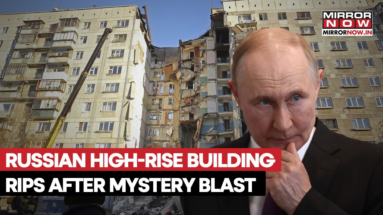 Russian High Rise Building Rips Apart After Mysterious Blast | Moscow ...