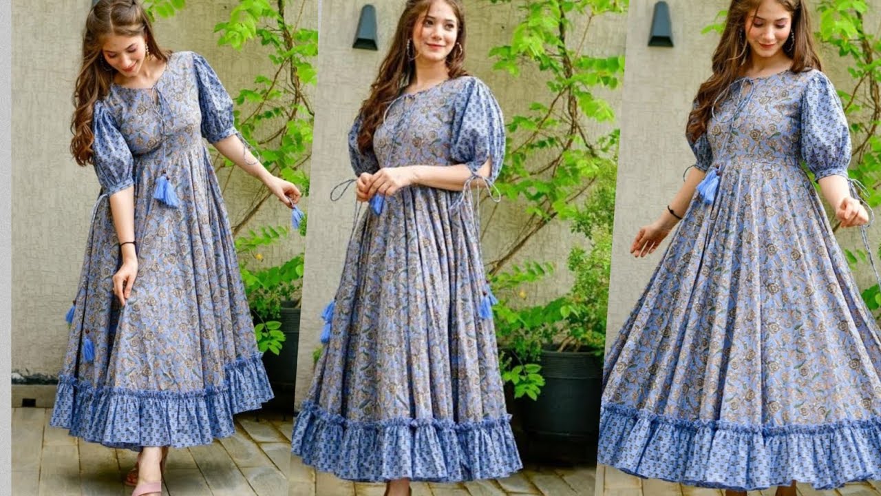 Trendy Long Layer Frock for Designs 2024 |Latest frock design | Frock ...