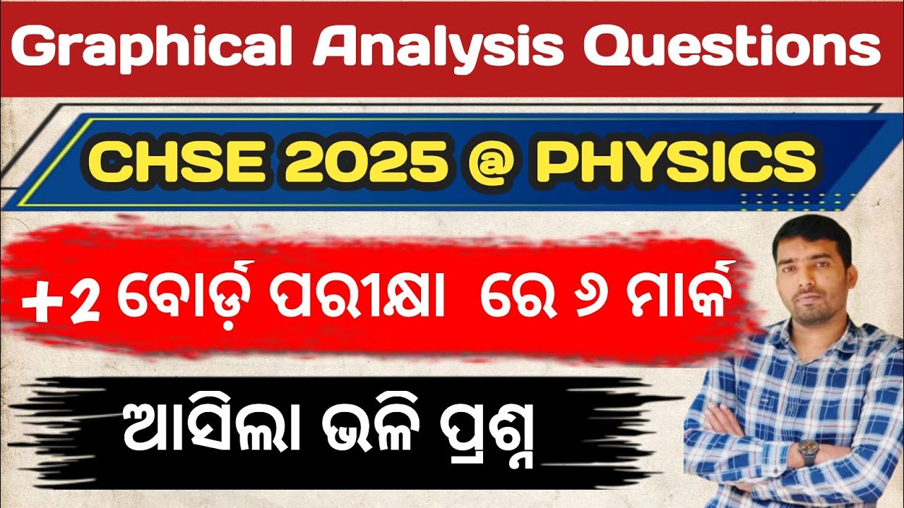 Physics Graphical Analysis Questions for CHSE 2025 - YouTube
