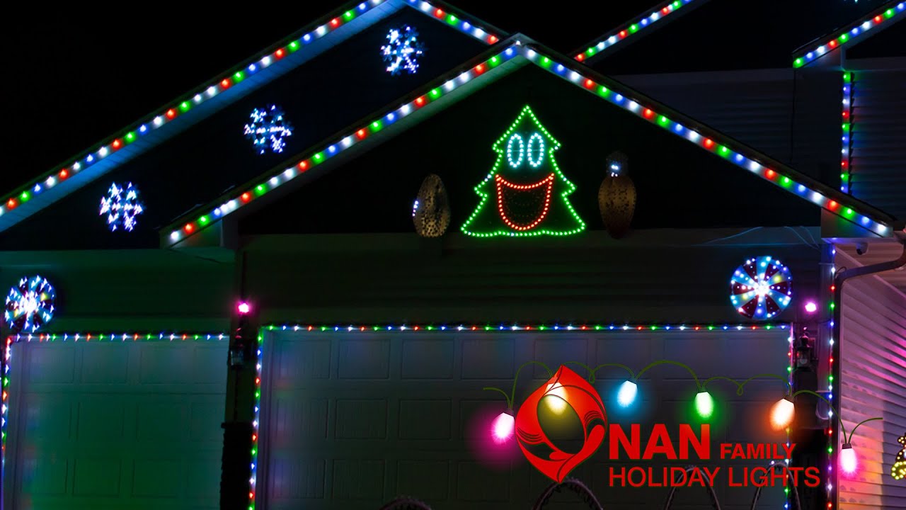Bantering bulb and Tree 2 - Delano Christmas Light House - YouTube