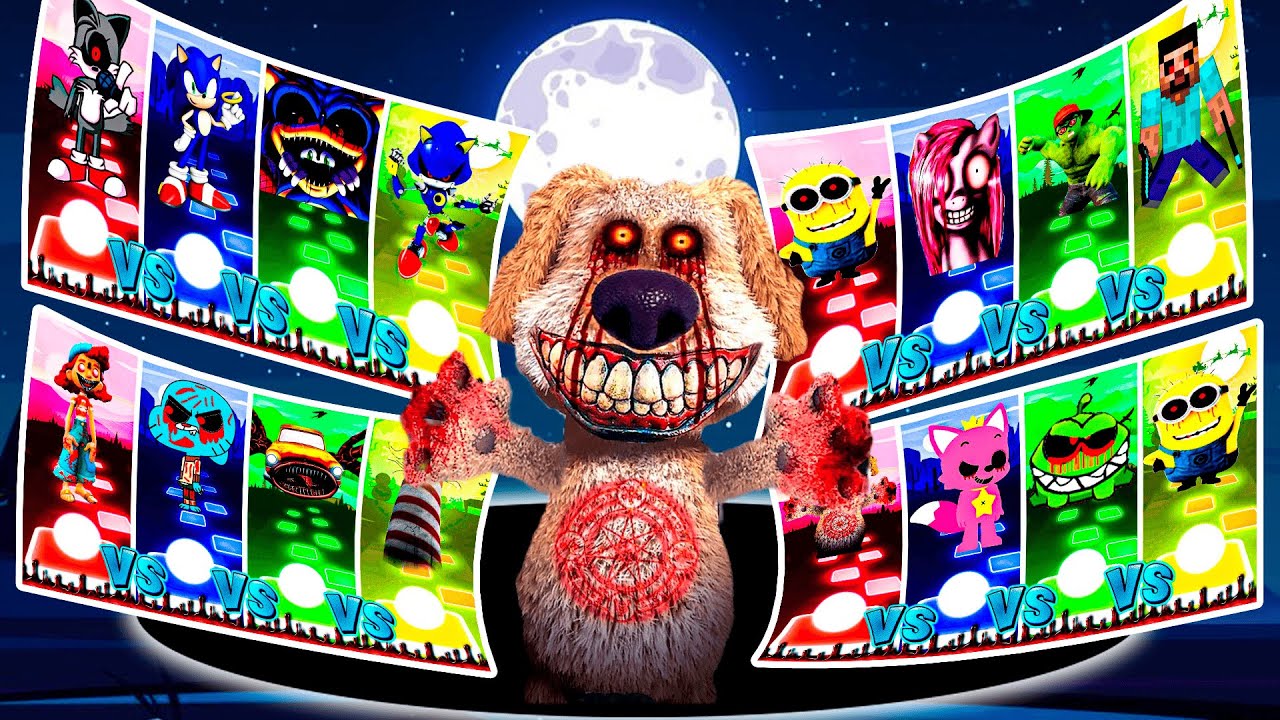 TALKING BEN EXE (part 1-4) TILES HOP COMPILATION COFFIN DANCE MEME ...