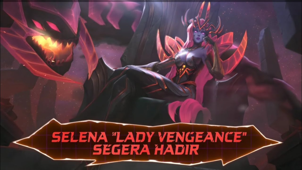 skin selena lady vengeance..mobile legend - YouTube