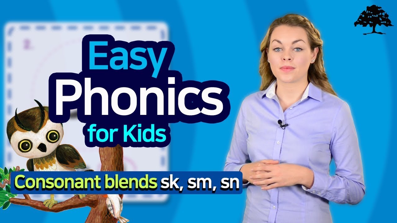 Easy Phonics 2 (Unit 9: Consonant blends sk, sm, sn) | Phonics for Kids ...