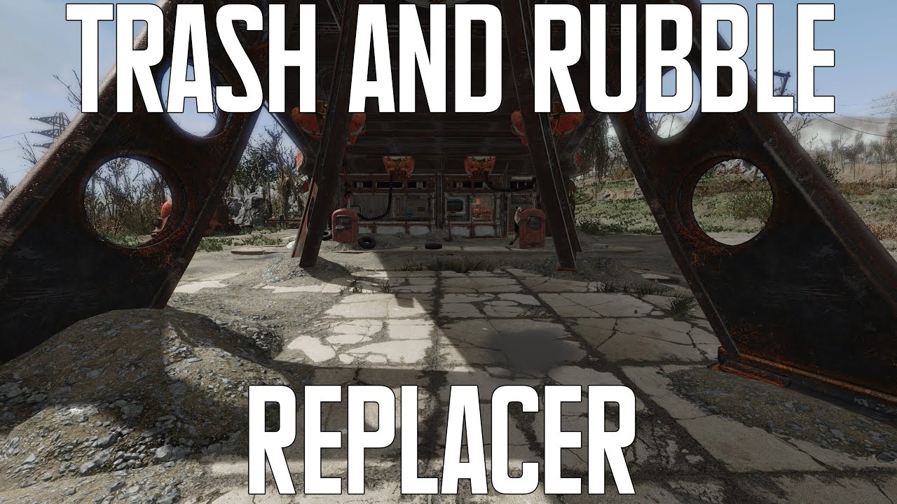 Trash and Rubble Pile Replacer Fallout 4 Mod - YouTube