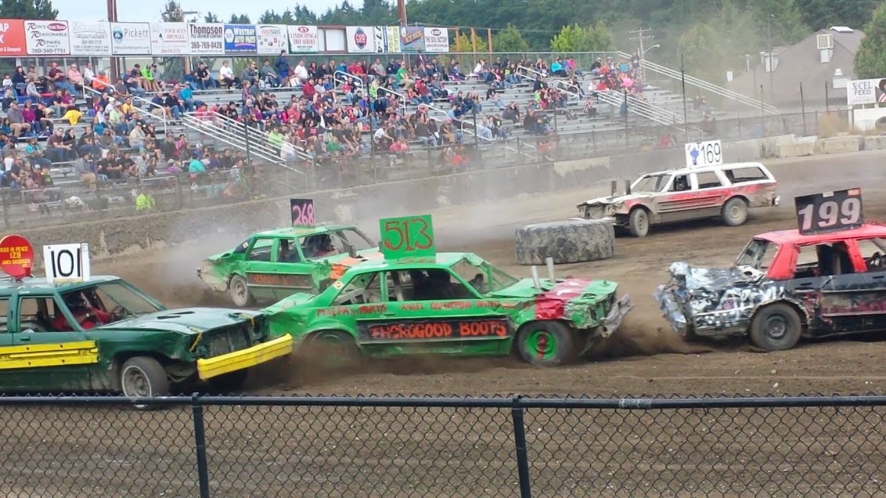 KDDA Destruction derby highlights 7/9/16 - YouTube
