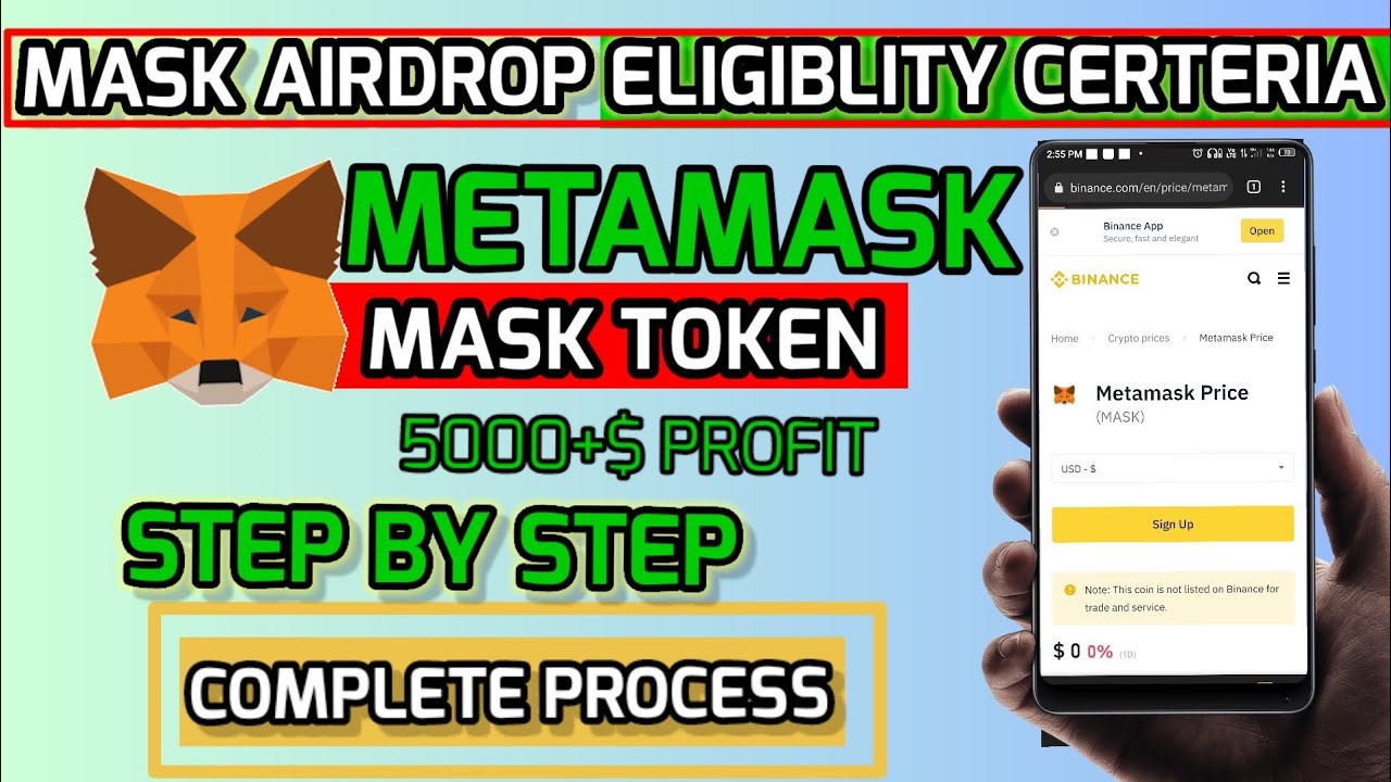 Metamask Token Airdrop Mask Token Airdrop Eligibility Criteria