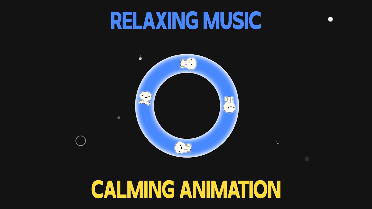 🌟2-Hour Super relaxing and calming music with relaxing animation 🌙 ...