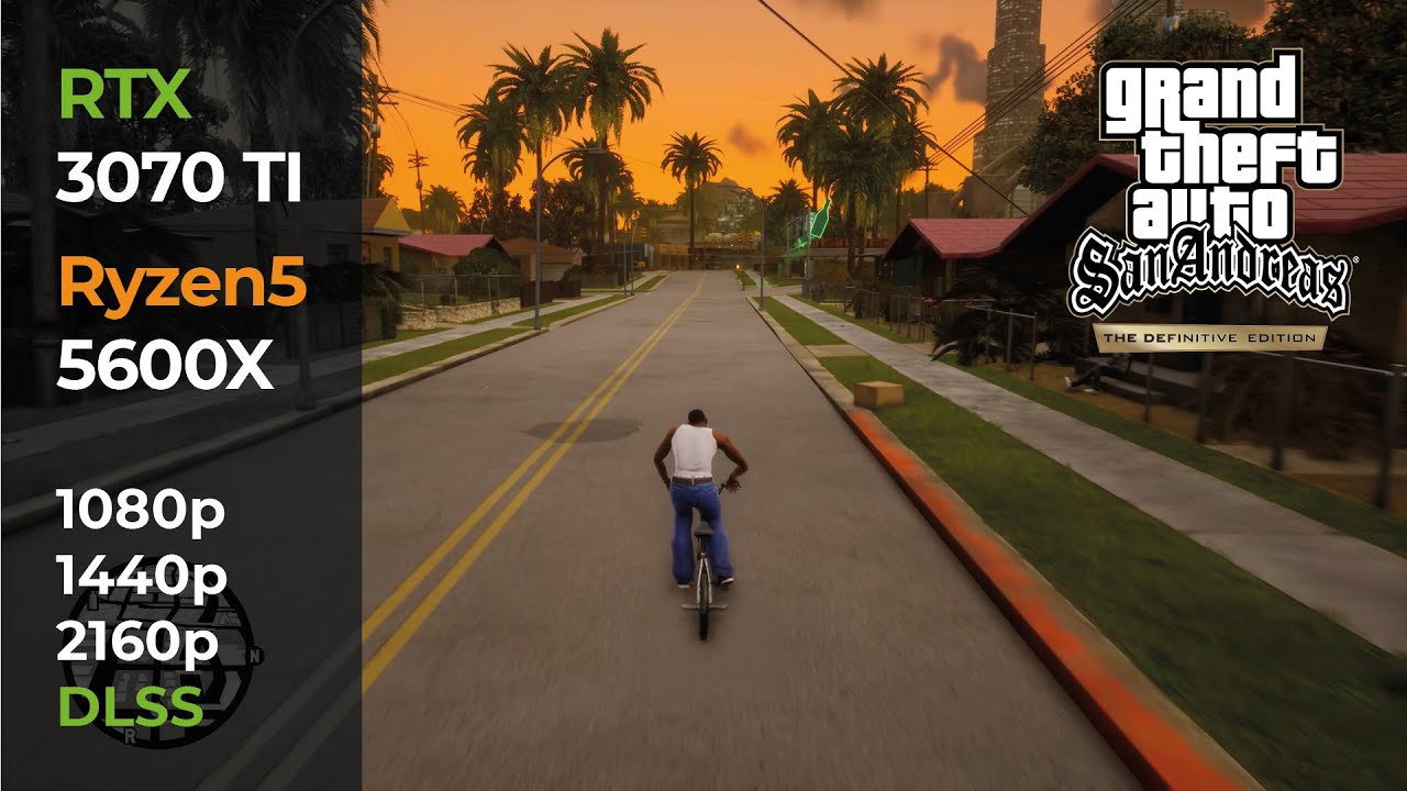 GTA San Andreas The Definitive Edition | RTX 3070 TI | R5 5600X | DLSS ...