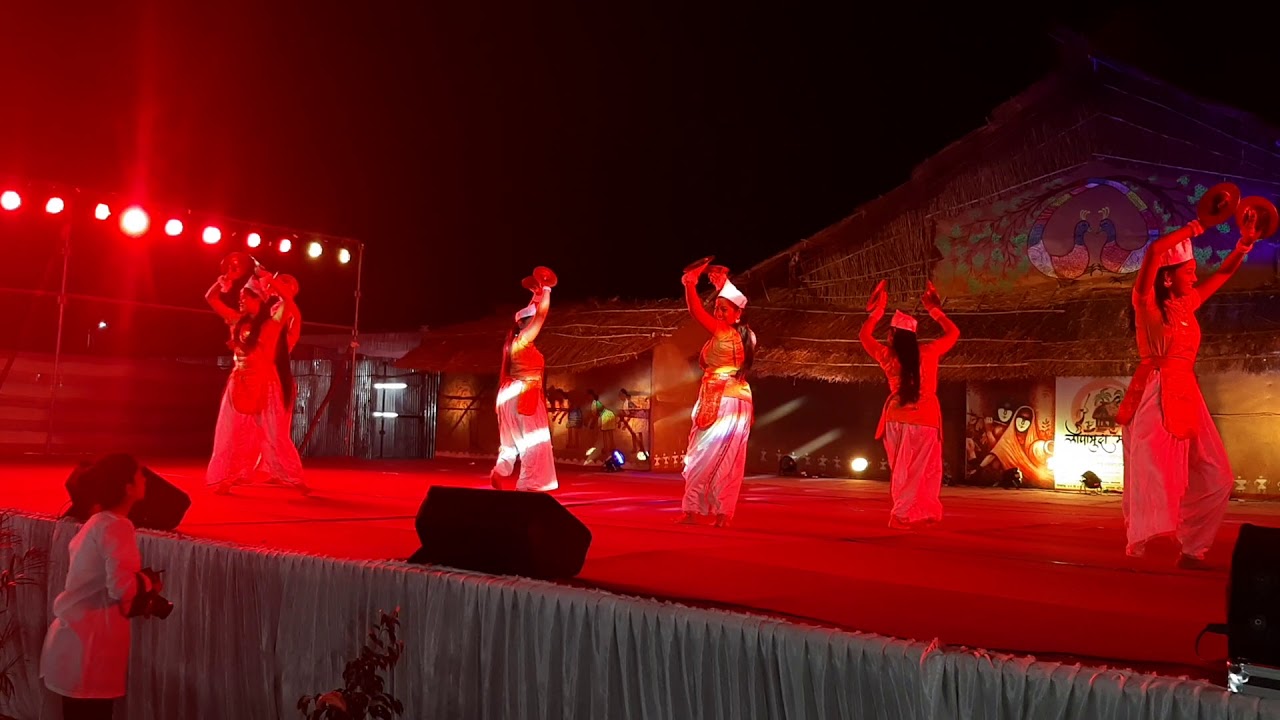 Asom Junbiri Sanskritik Gosthi Performing Bhortal dance(Stage ...